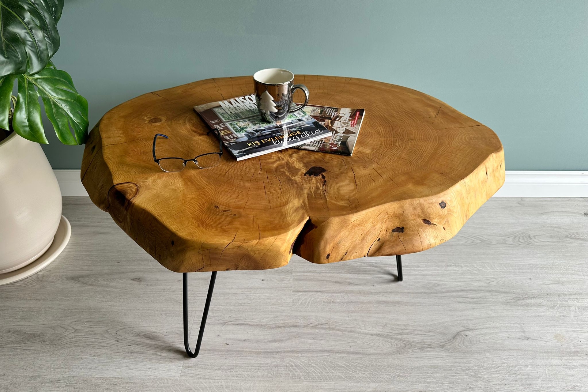 ODKA KÜTÜK SEHPA, İKİLİ, NATUREL FİYATI - Vivense