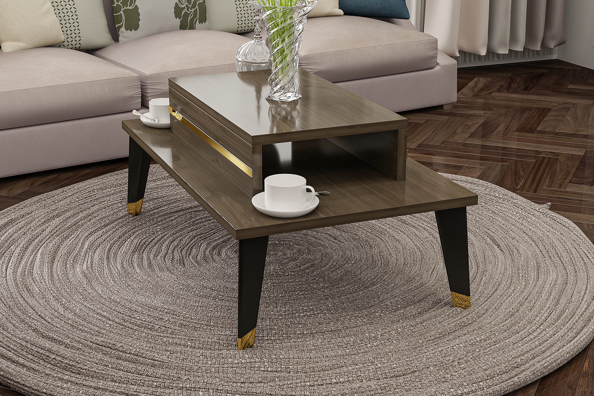 GİVAYO JESSE ORTA SEHPA, CEVİZ FİYATI - Vivense