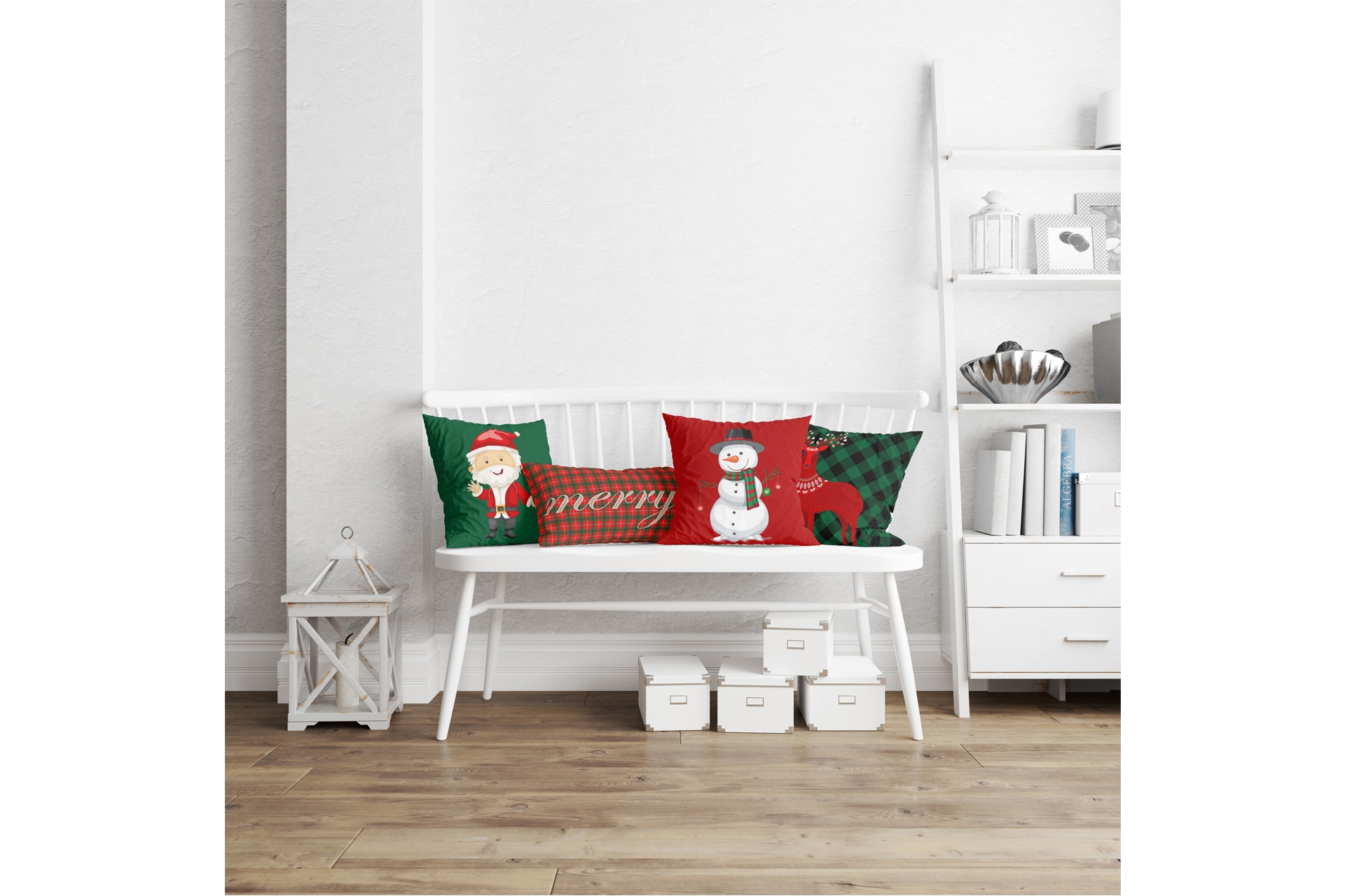 MERRY YILBAŞI TEMALI KALIN BİYELİ DİKDÖRTGEN KIRLENT KILIFI FİYATI ...