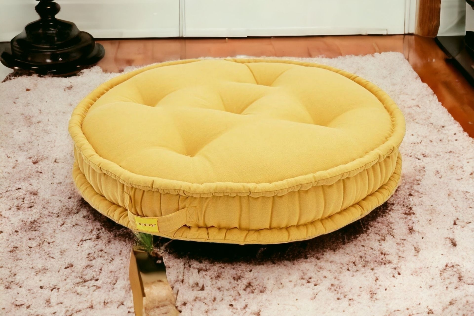 LANE HOME FRENCH YUVARLAK YER MİNDERİ, TURUNCU FİYATI - Vivense