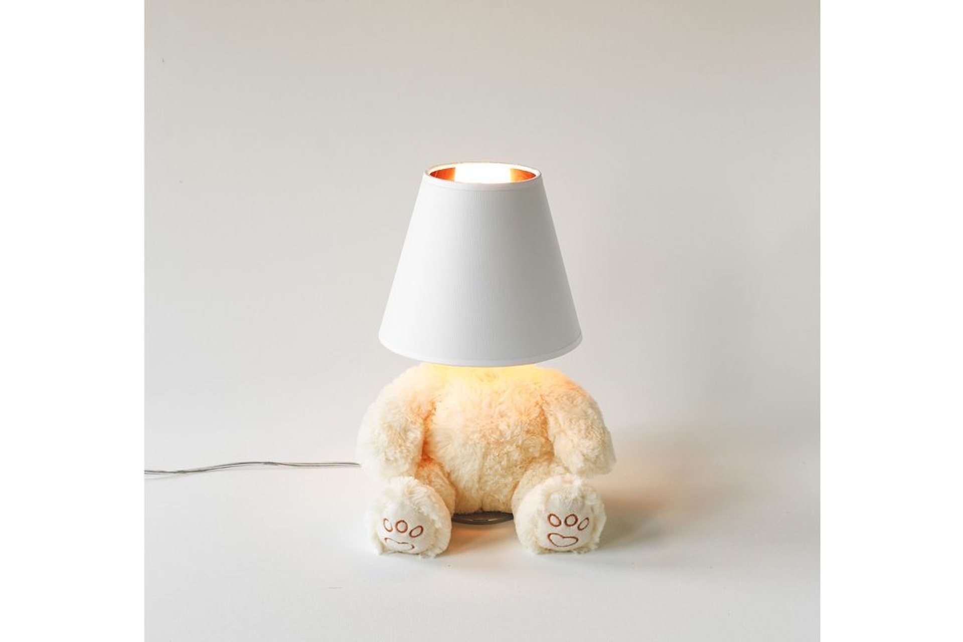 TEDDY MASA LAMBASI BEYAZ ABAJUR FİYATI - Vivense