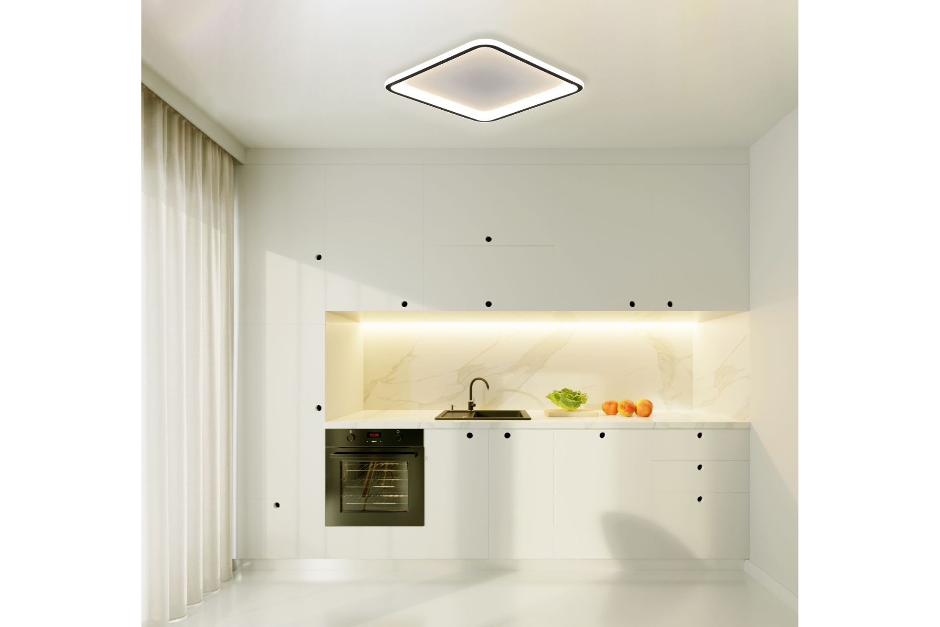 PLAFONİA KARE LED PLAFONYER AVİZE, 60X60 FİYATI - Vivense
