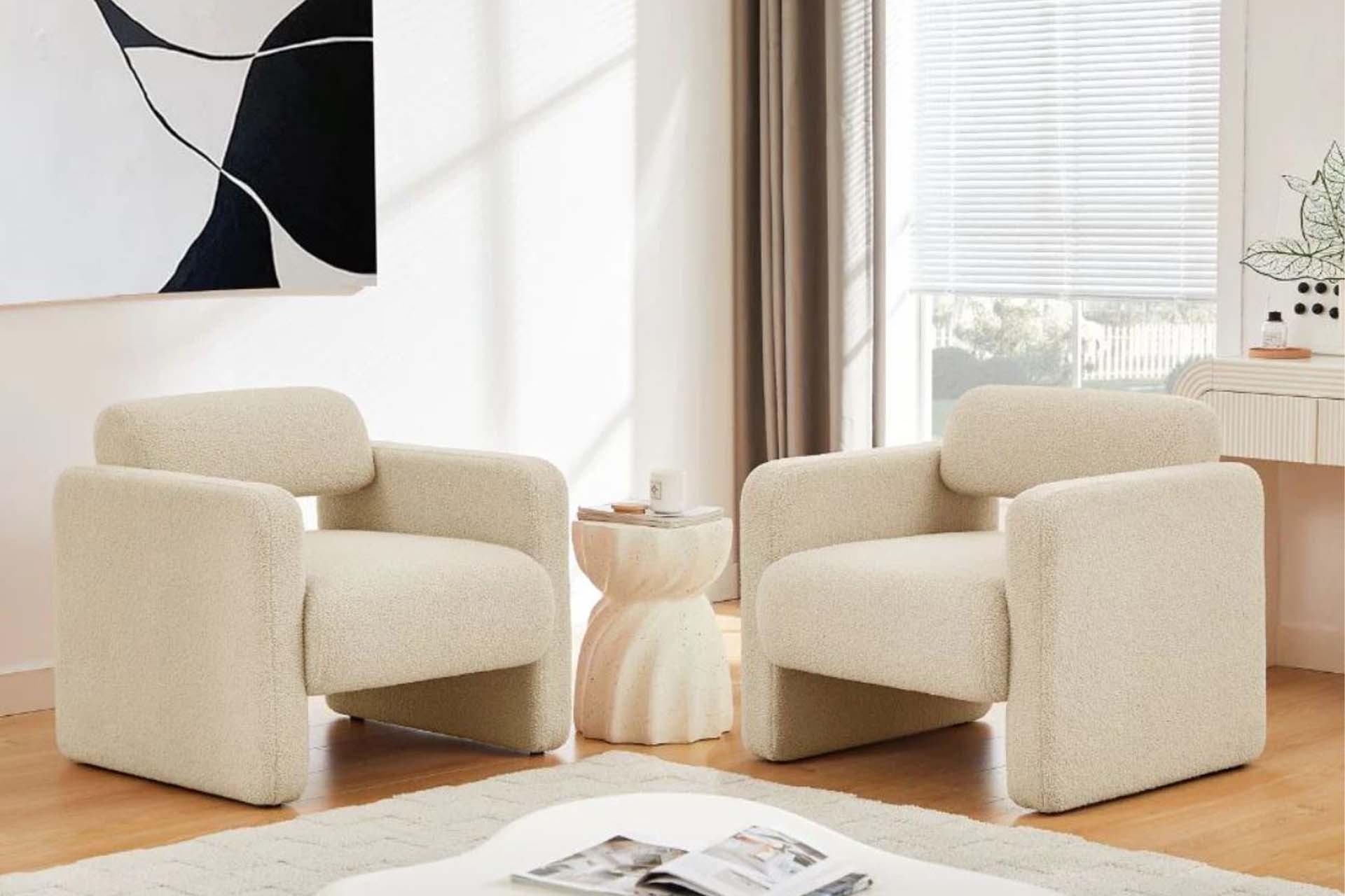 MONO İKİLİ BERJER SETİ, BEYAZ FİYATI - Vivense