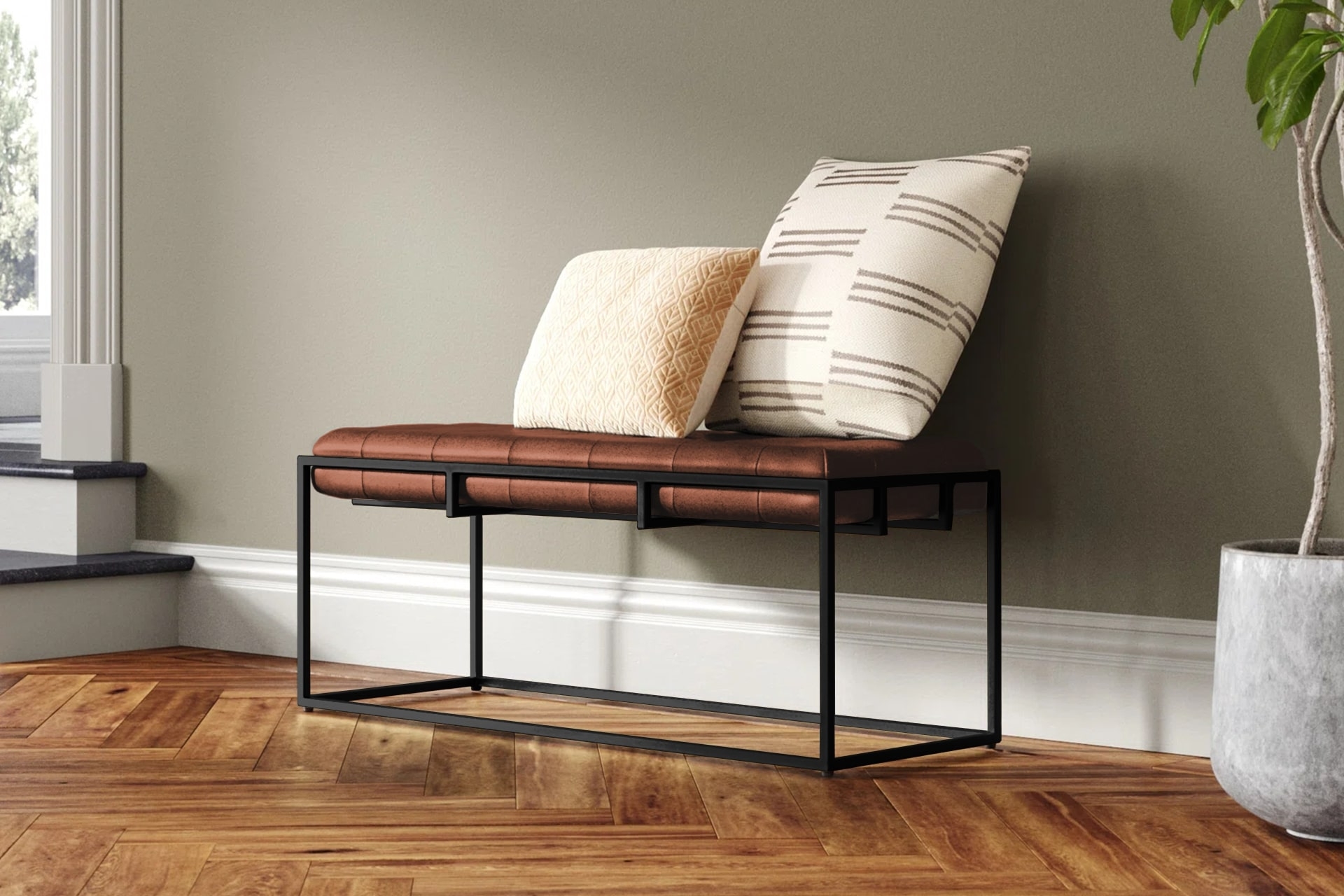 VERANDA BENCH, KAHVERENGİ SİYAH FİYATI - Vivense