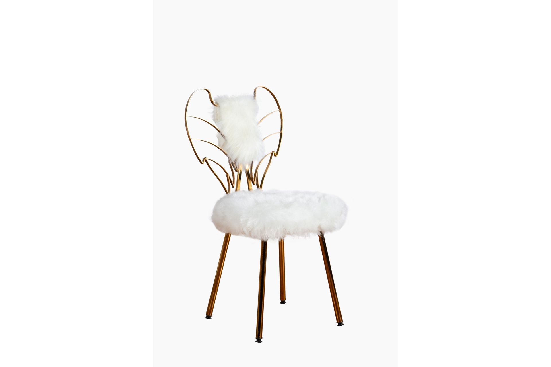 MENDY ANGEL SANDALYE, BEYAZ, GOLD AYAK FİYATI - Vivense