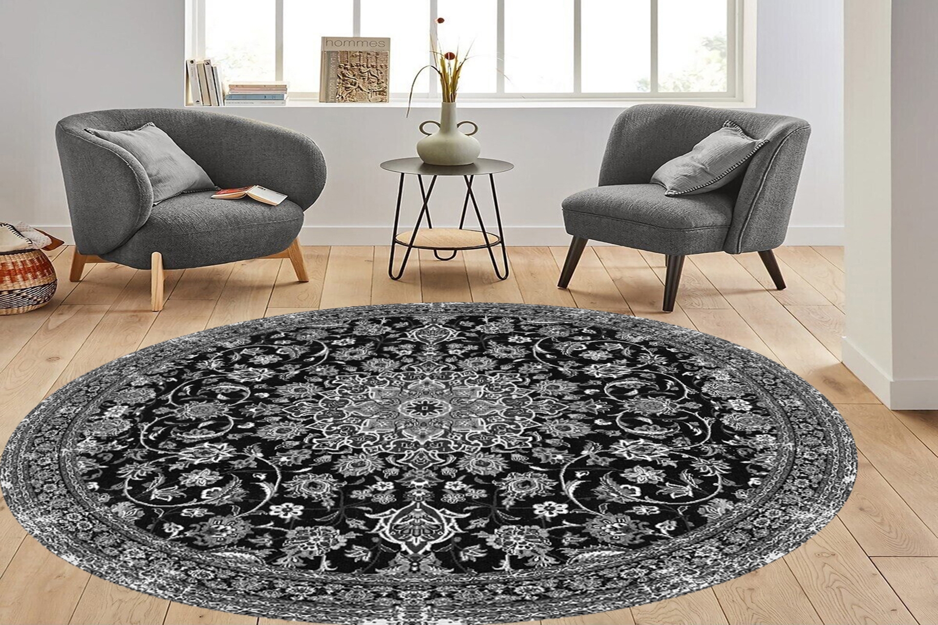 ROVİGO HOME YUVARLAK SALON HALISI RVG7304-HT125, 100X100 CM FİYATI ...