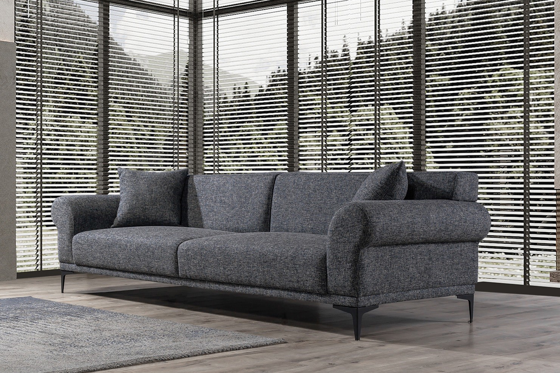 ASYA DÖRTLÜ KANEPE, ANTRASİT FİYATI - Vivense