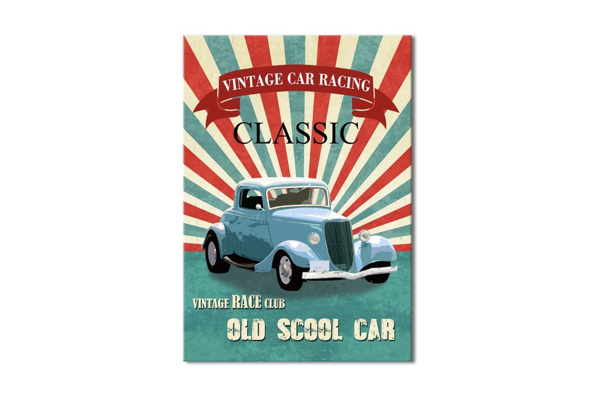 CLASSİC CAR CANVAS TABLO 35 CM X 50 CM FİYATI - Vivense