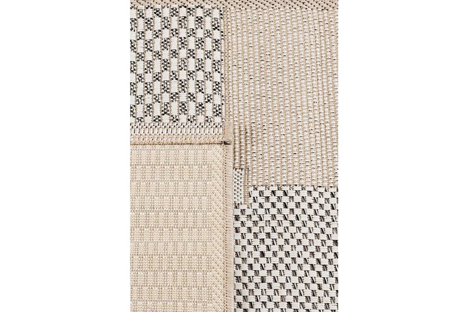 LAYTON DEKORATİF HALI 100X150 GRİ KARELİ 87X FİYATI - Vivense