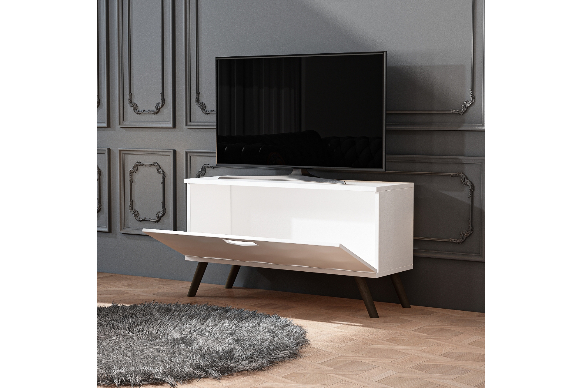 GİVAYO WOOD'S İVORY TV ÜNİTESİ DOĞAL AHŞAP FİYATI - Vivense