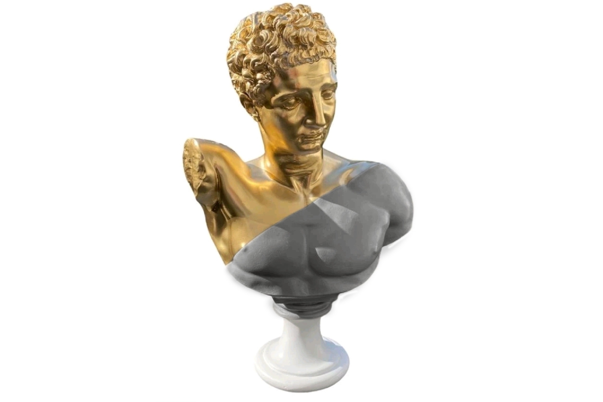 DAVİD BÜST HEYKELİ, GOLD GRİ FİYATI - Vivense