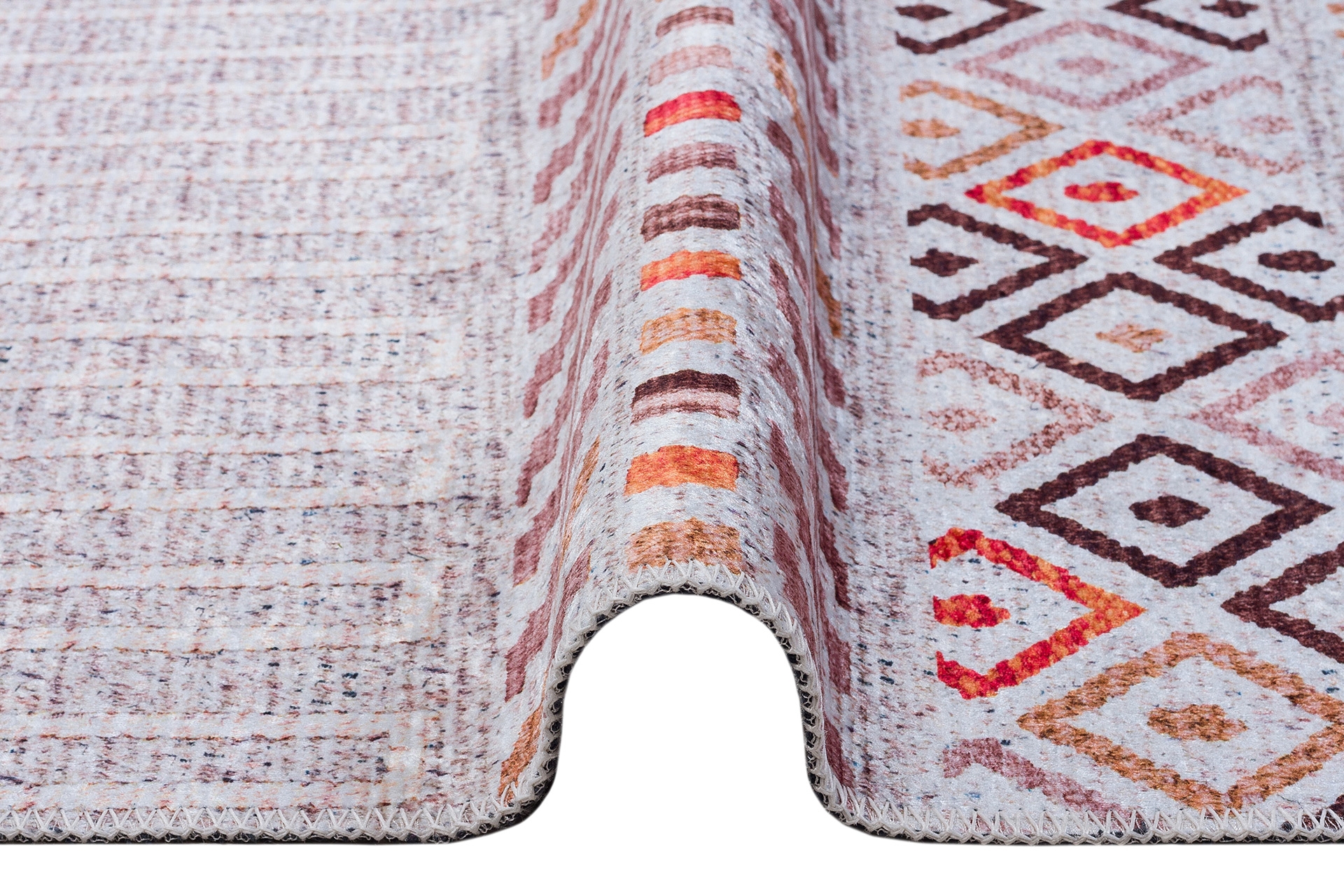 FRENDA ETNİK KİLİM DESEN HALI, KİREMİT, 180X280 FİYATI - Vivense