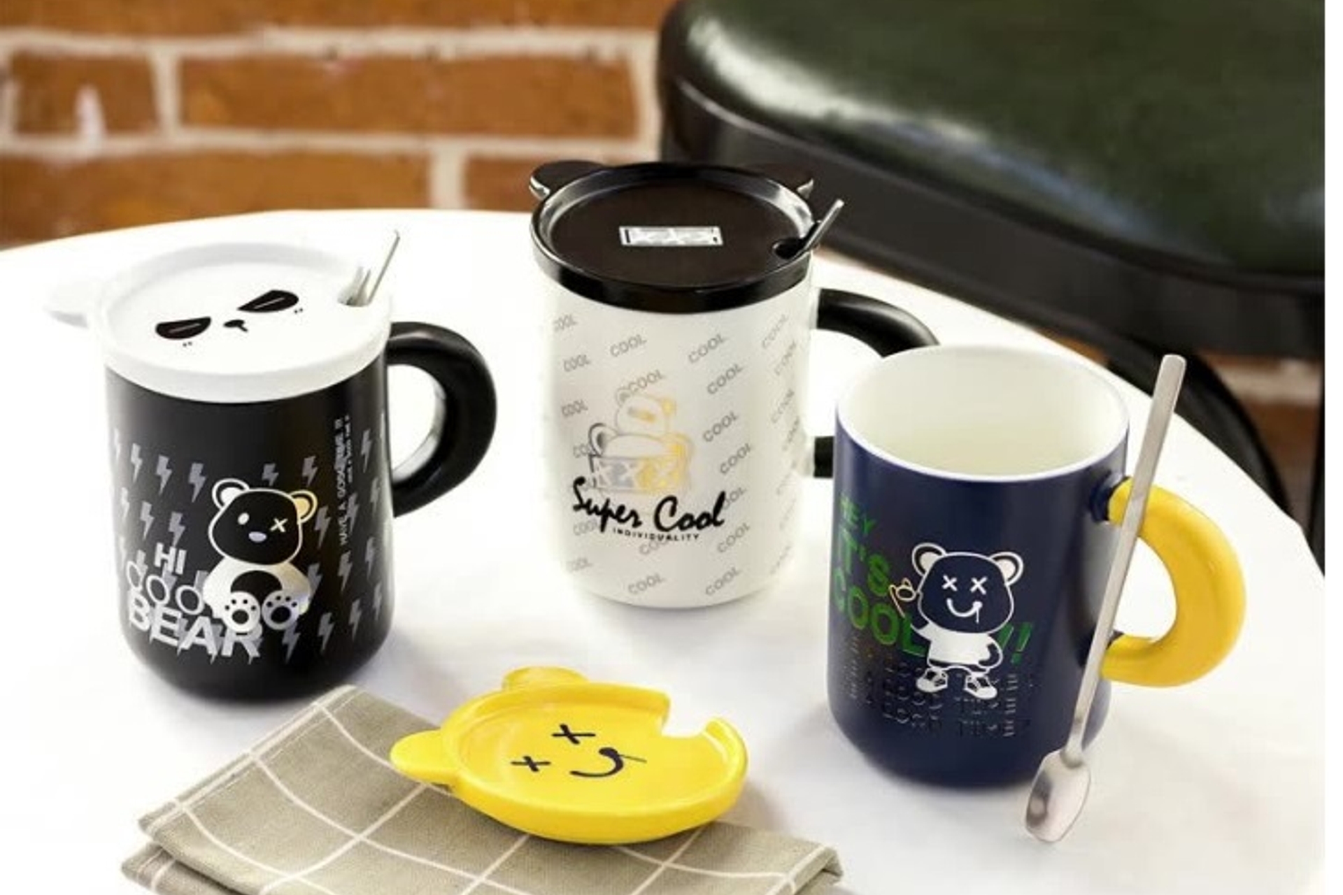 LİVAVA PANDA SERAMİK KUPA, BEYAZ, K0395B FİYATI - Vivense