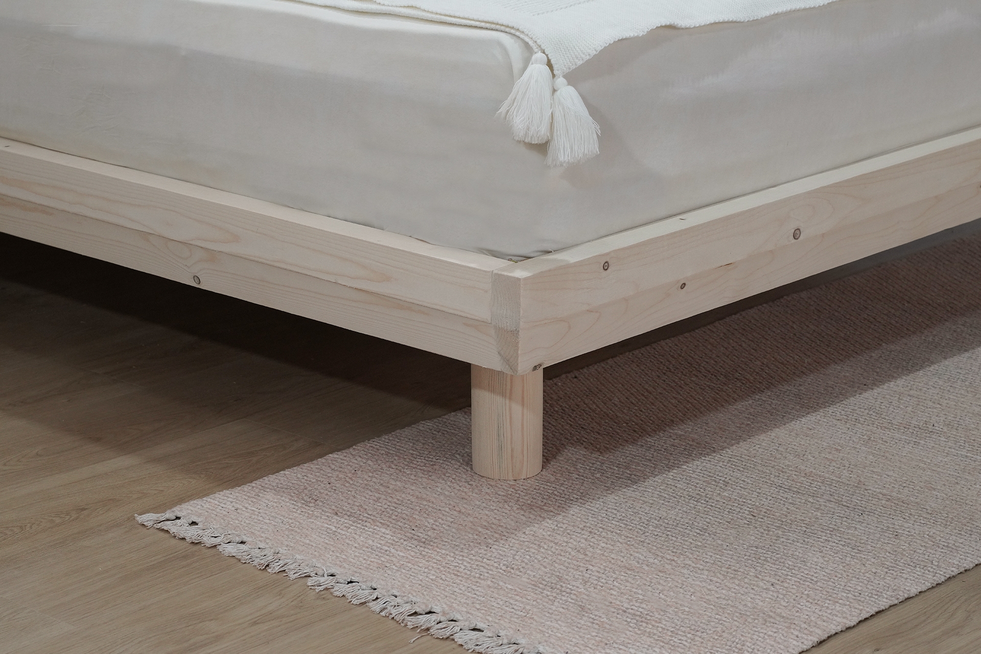 LUNA HENDRİCK AHŞAP KARYOLA, NATURAL, 140X200 FİYATI - Vivense