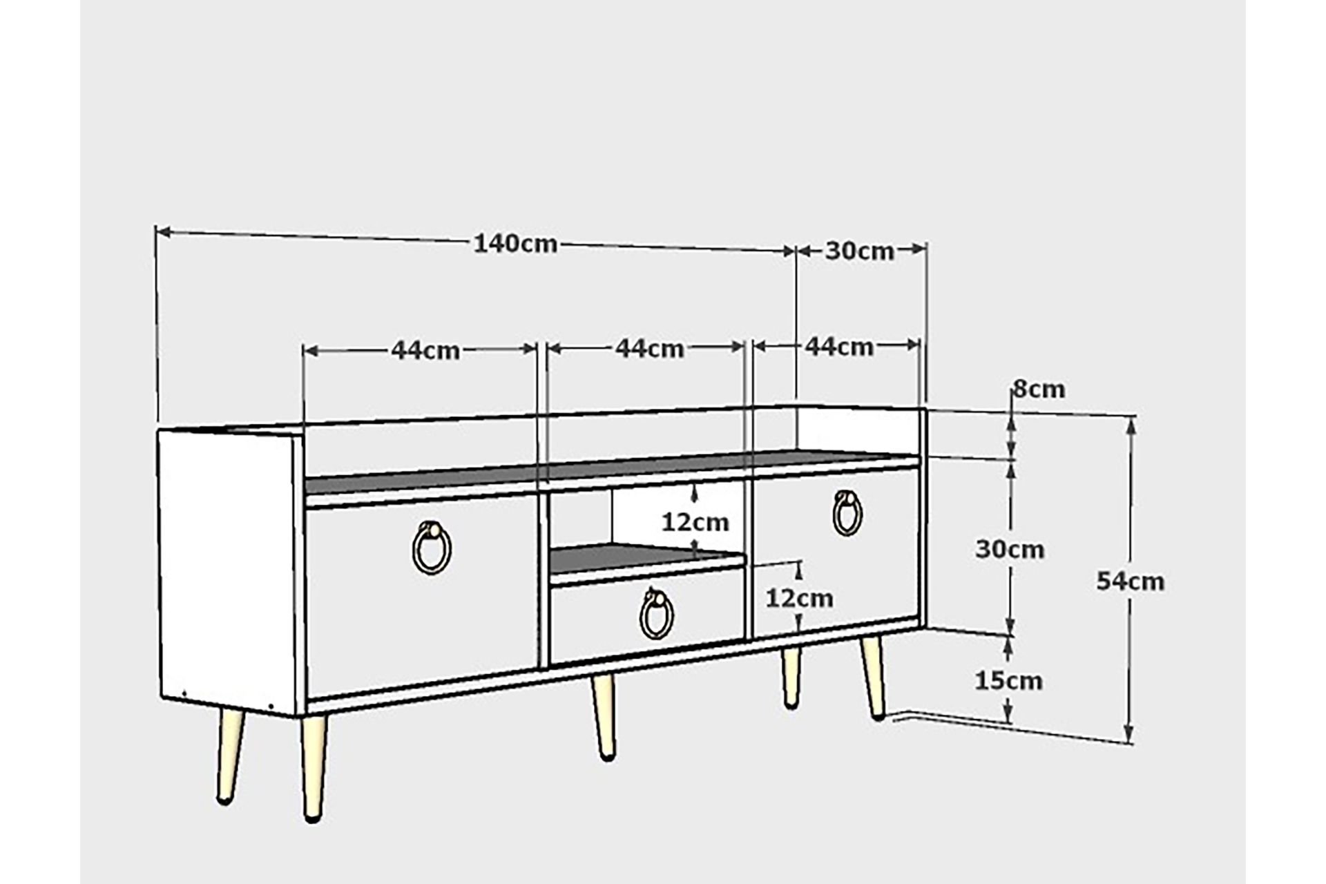 DARİNG TV ÜNİTESİ, SAFİRMEŞE BEYAZ FİYATI - Vivense