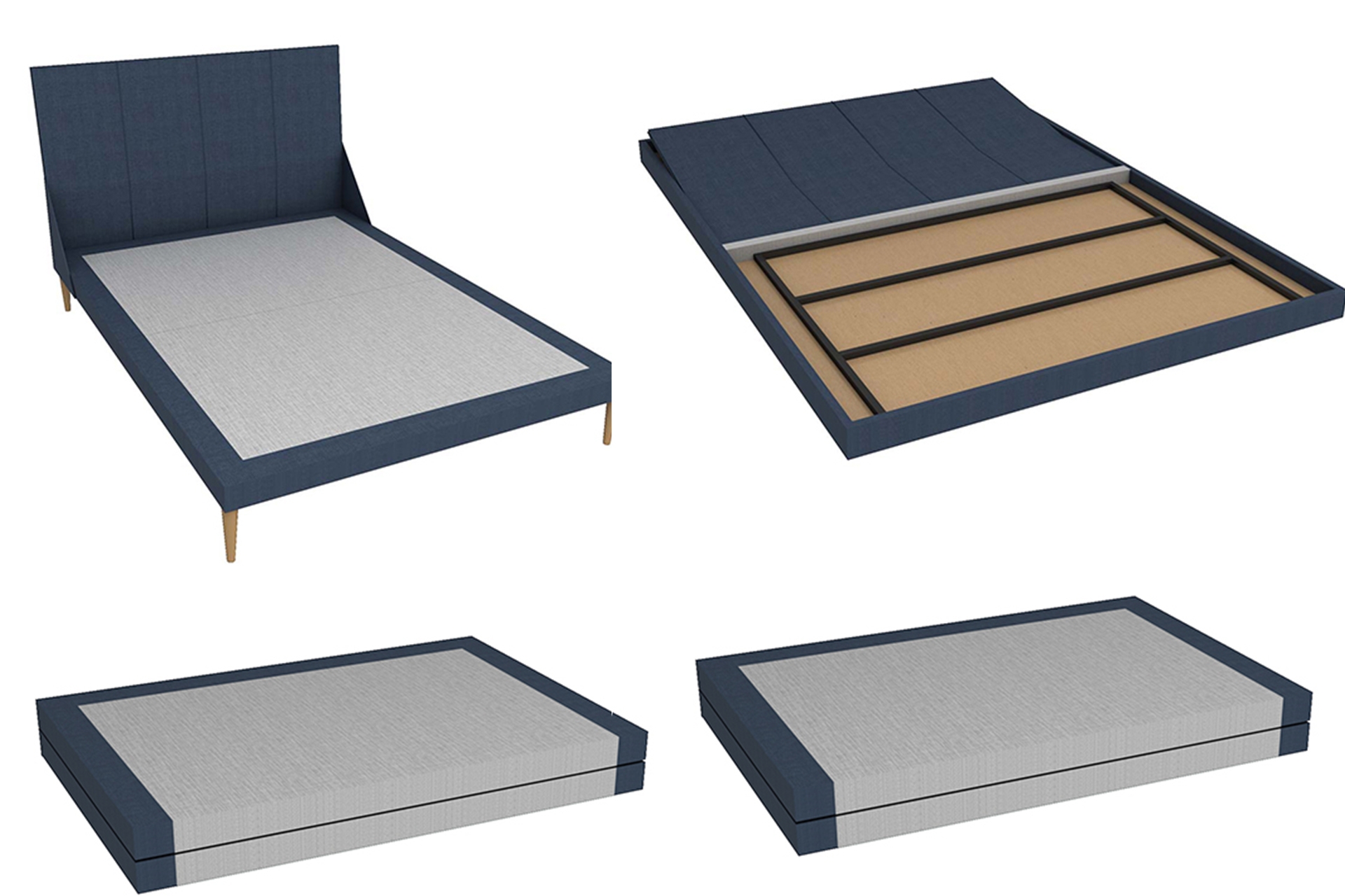 MULTİMO WİTTY KATLANIR KARYOLA, 150X200 FİYATI - Vivense