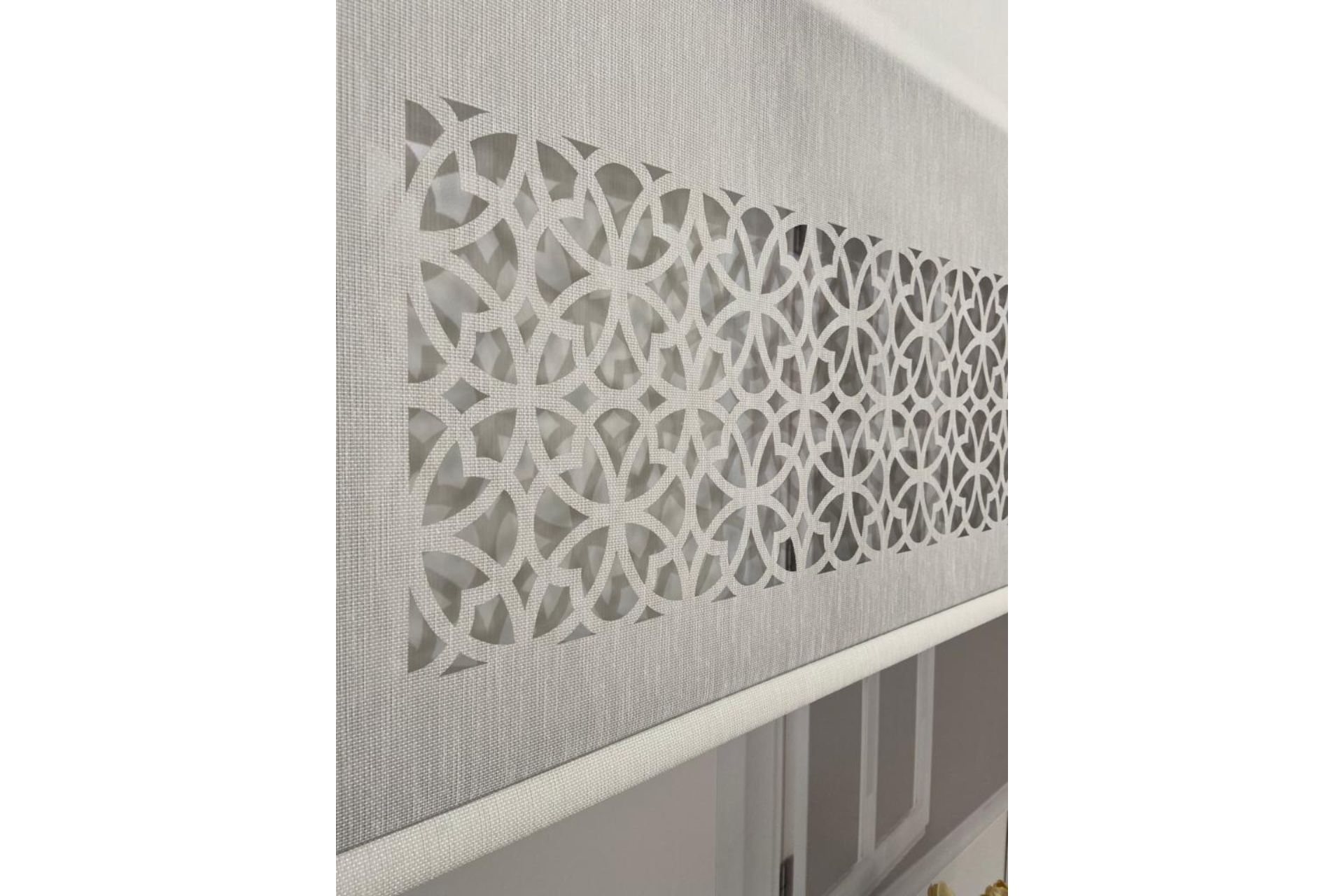 ÇİFT MEKANİZMALI LAZER KESİM TÜL VE STOR PERDE, KIRIK BEYAZ, 70X200 ...