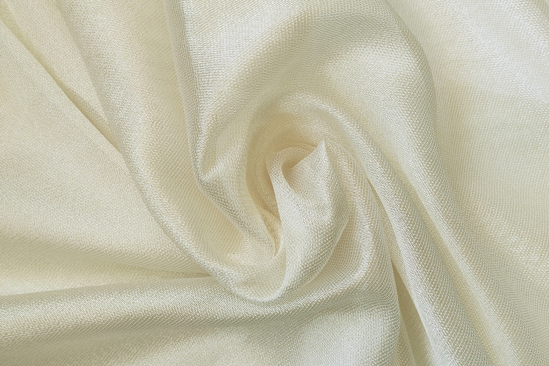 JAPPE MARİNO SERİSİ KREM DÜZ DİKİM, PİLESİZ TÜL PERDE 400X260