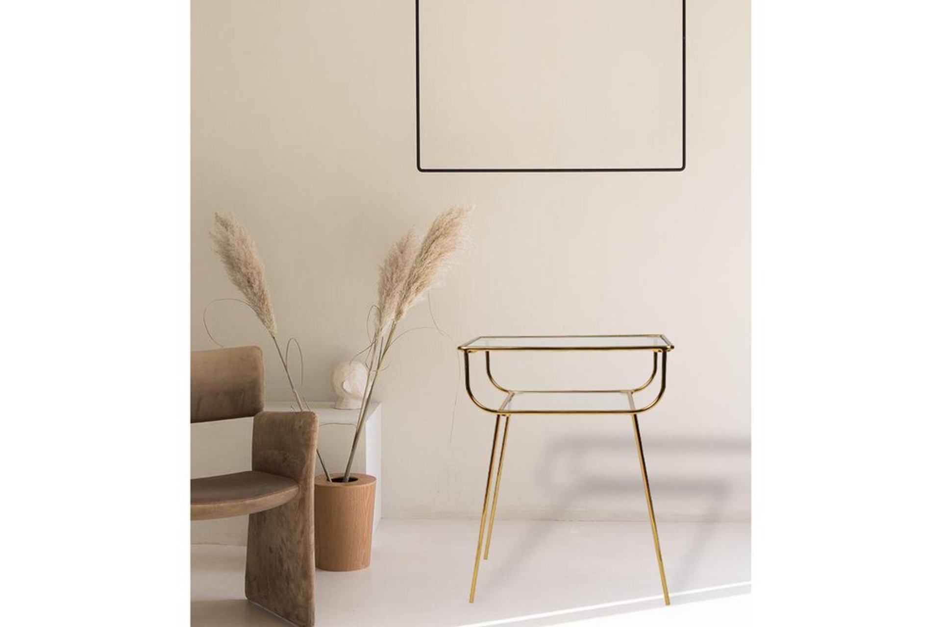 ALTIN KAPLAMA LİA YAN SEHPA FİYATI - Vivense