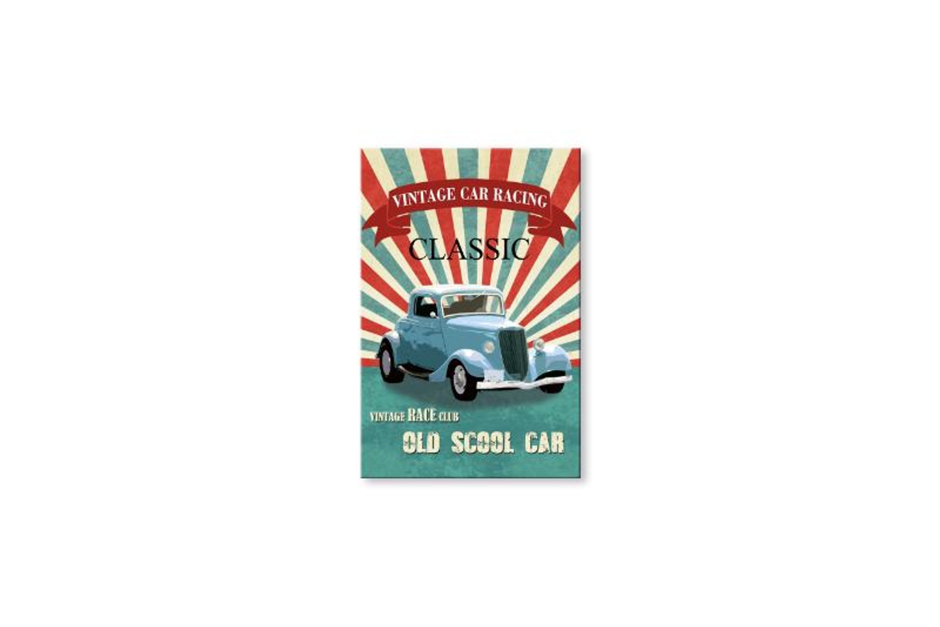 CLASSİC CAR CANVAS TABLO 35 CM X 50 CM
