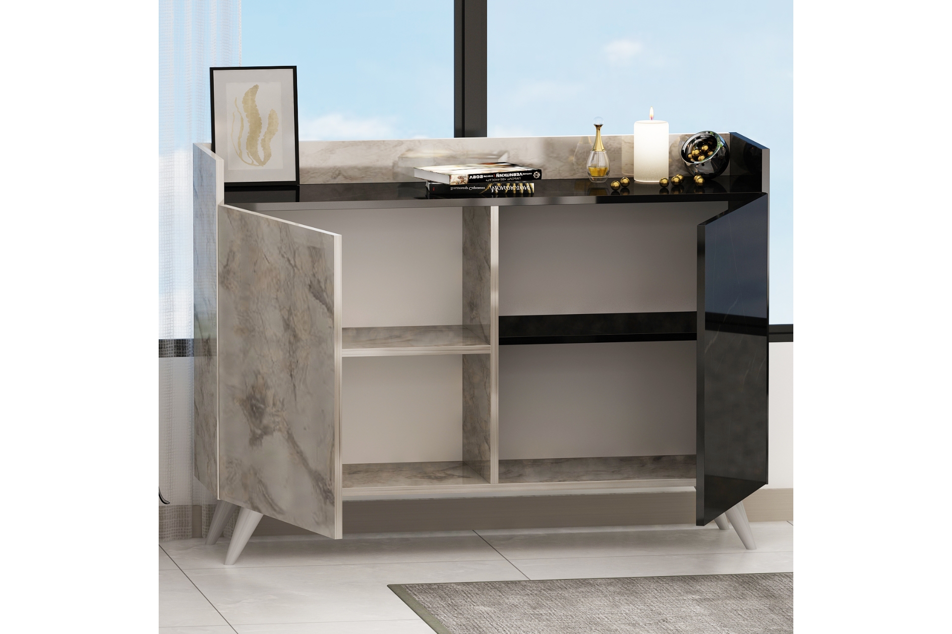 GİVAYO SİRİUS KONSOL, ROYAL MERMER, EFES MERMER FİYATI - Vivense