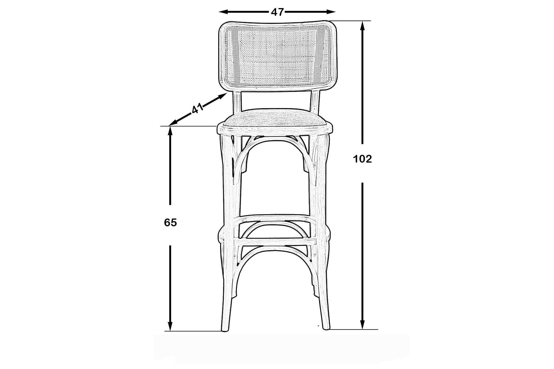 SCALA BAR SANDALYE, NATUREL FİYATI - Vivense