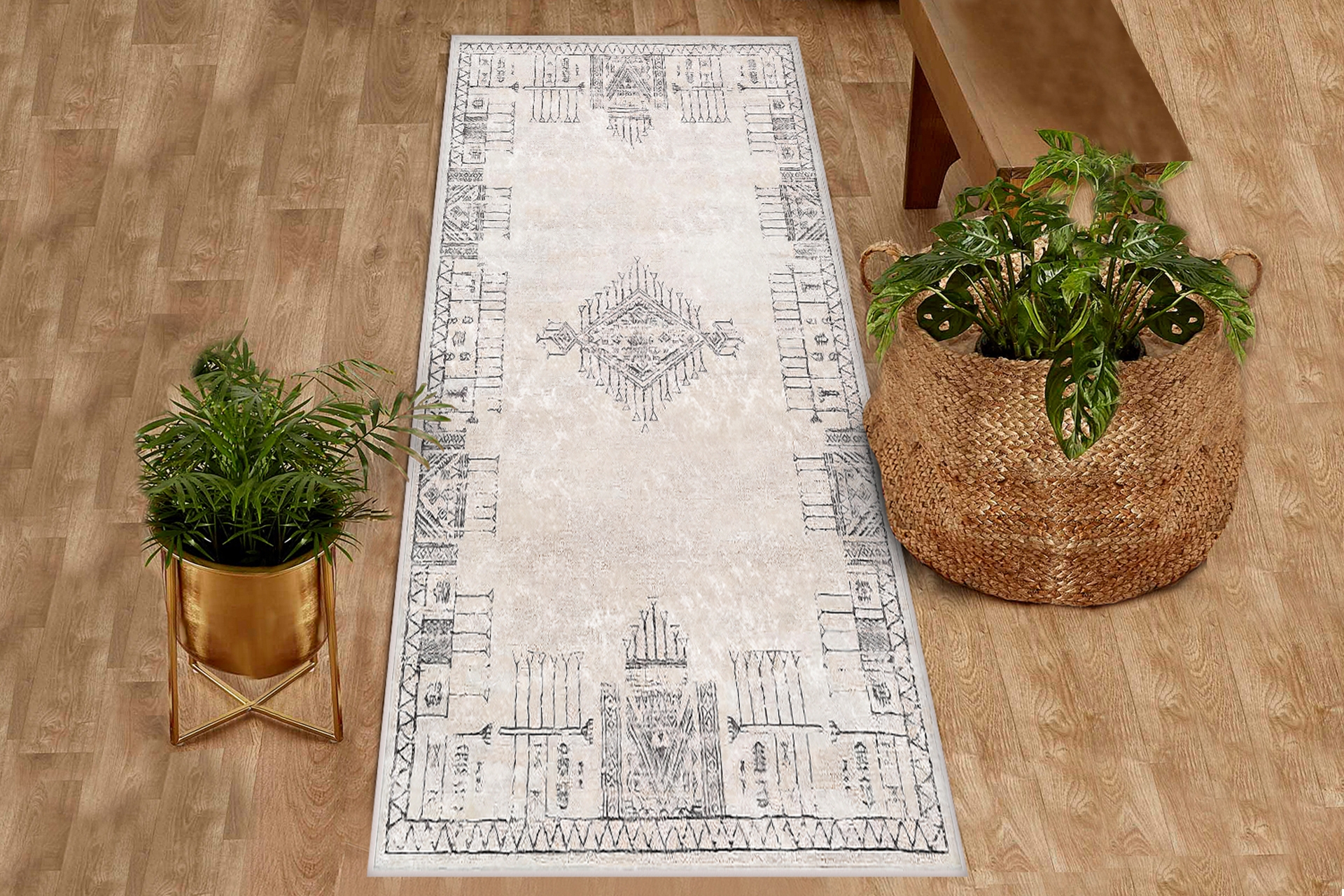 VİNTAGE MODERN HALI 80X300