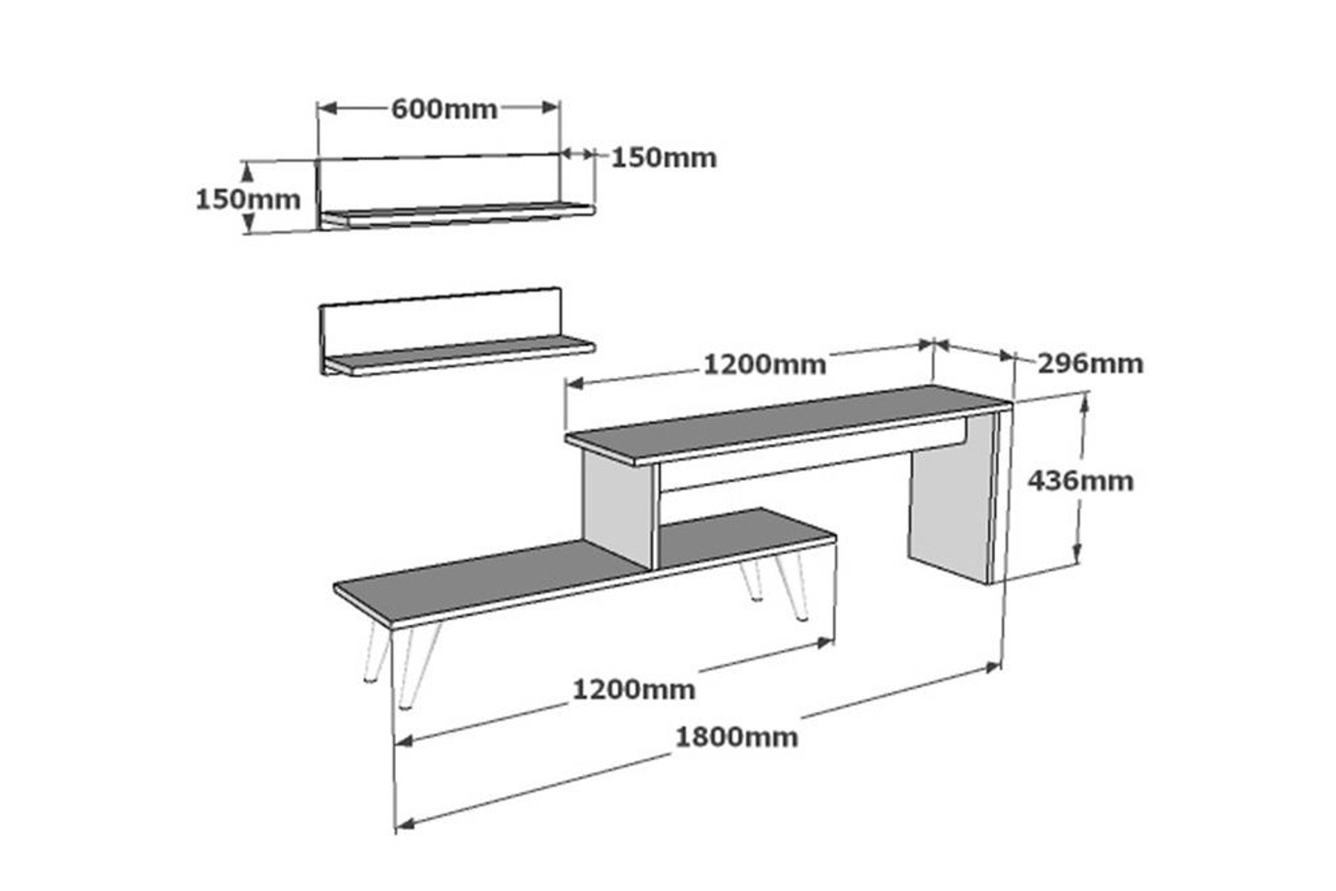 ECE TV ÜNİTESİ ECE TV CEVİZ FİYATI - Vivense