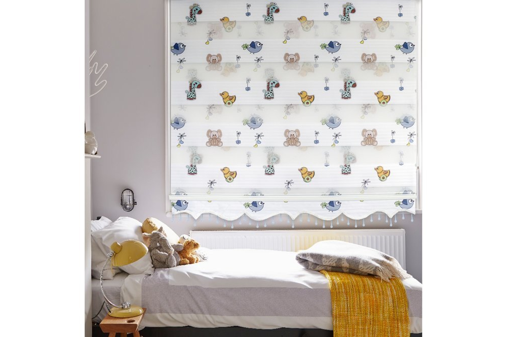 NAZA ZEBRA STOR PERDE ANİMALS ÇOCUK ODA PERDESİ BONCUKLU 200 CM 70X200 ...