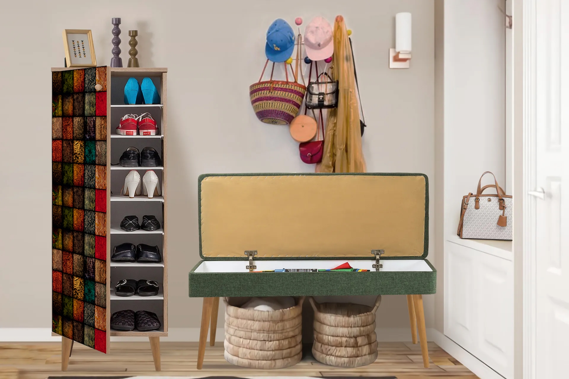 FİLİNTA NEW AYAKKABILIK ANTRE TAKIMI, COLORS SONOMO YEŞİL FİYATI - Vivense