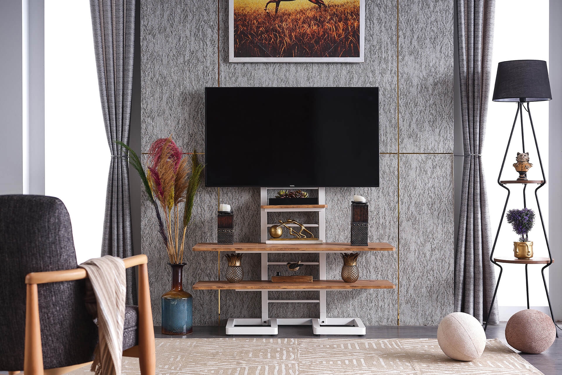 UNİMET META TV STANDI, BEYAZ FİYATI - Vivense