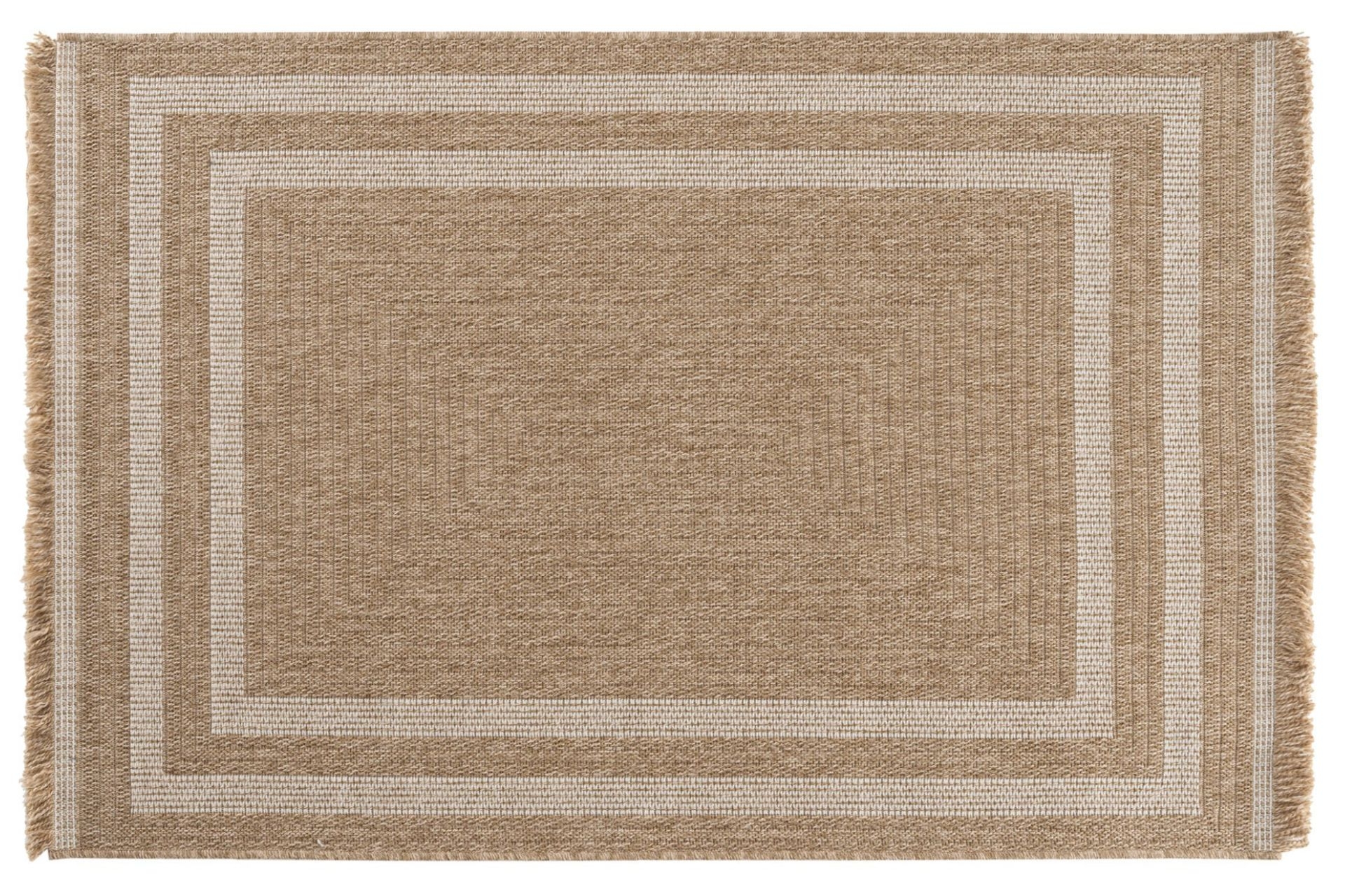 HALIMAX İNDİA JÜT HALI 668, BEYAZ ÇERÇEVELİ, 80X150 FİYATI - Vivense