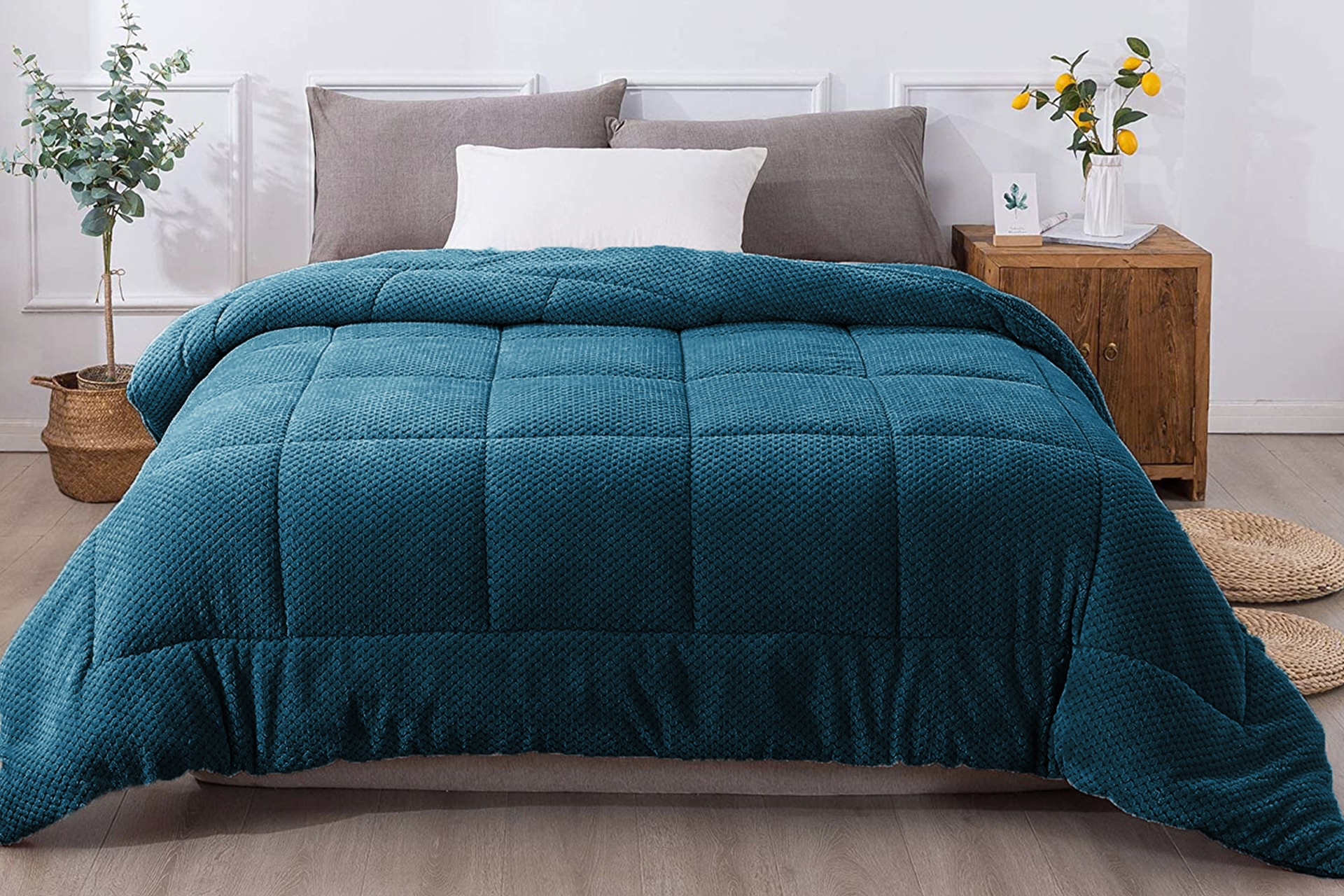 EVLEN HOME ULTRA YUMUŞAK WELLSOFT PELUŞ YORGAN, TEK KİŞİLİK, 160X220 ...