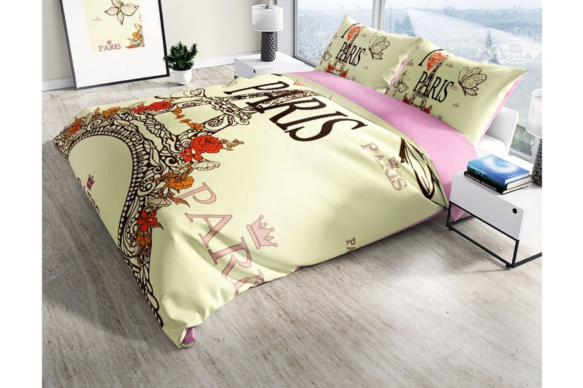 MONOHOME PARİS 3D DİJİTAL BASKILI ÇİFT KİŞİLİK NEVRESİM TAKIMI FİYATI ...