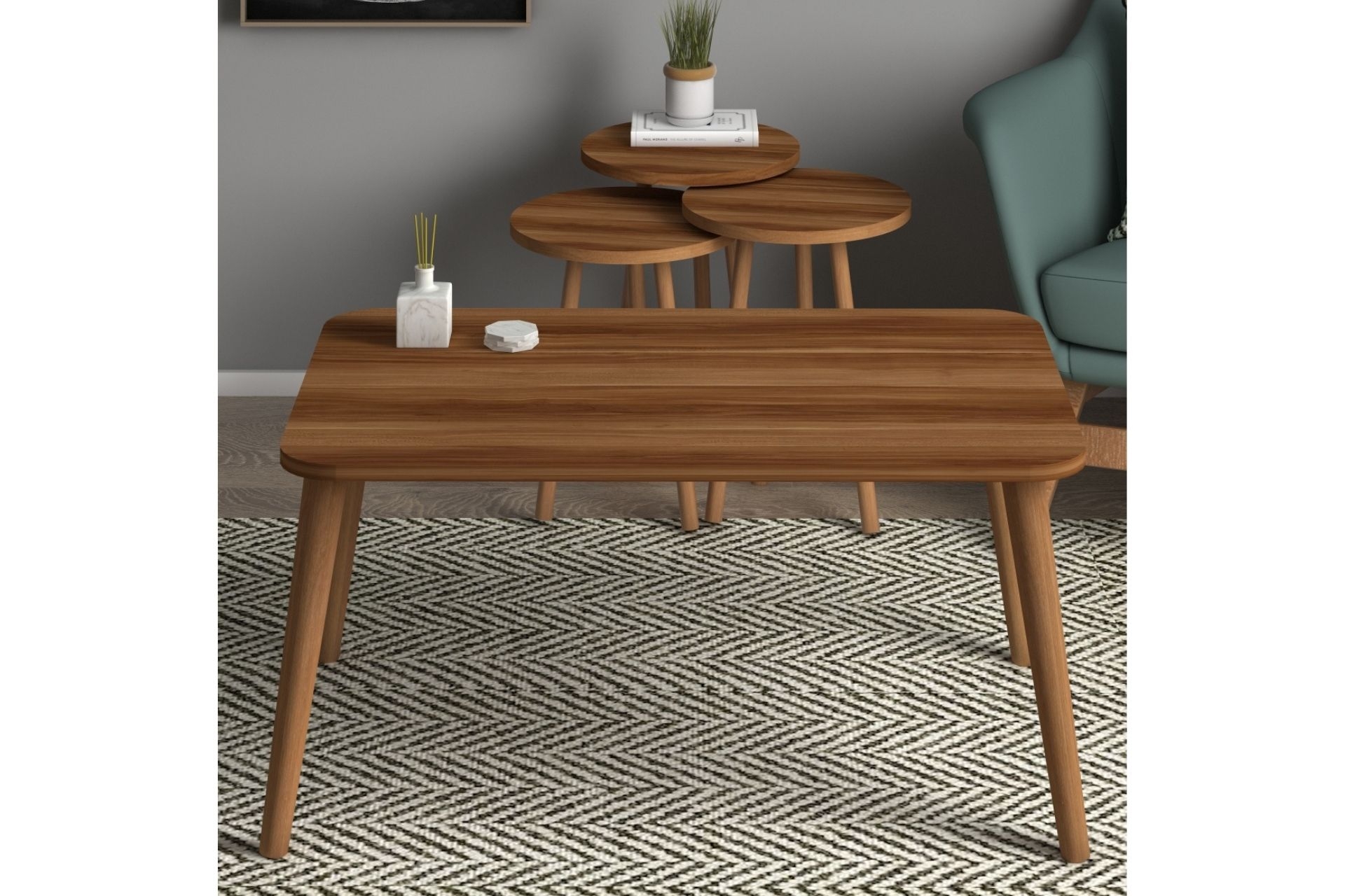 SOUL SEHPA SALON SETİ, CEVİZ FİYATI - Vivense