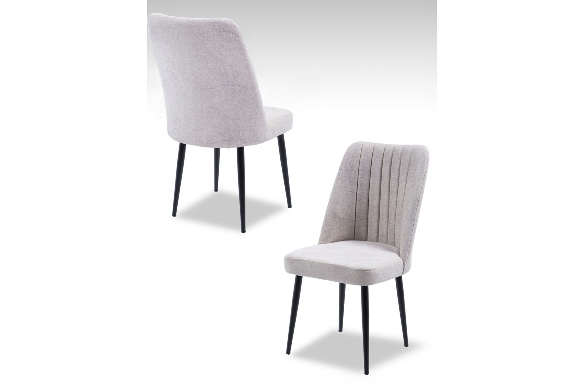 VENTO METAL SANDALYE, SİYAH AYAK, JERİKA KREM FİYATI - Vivense