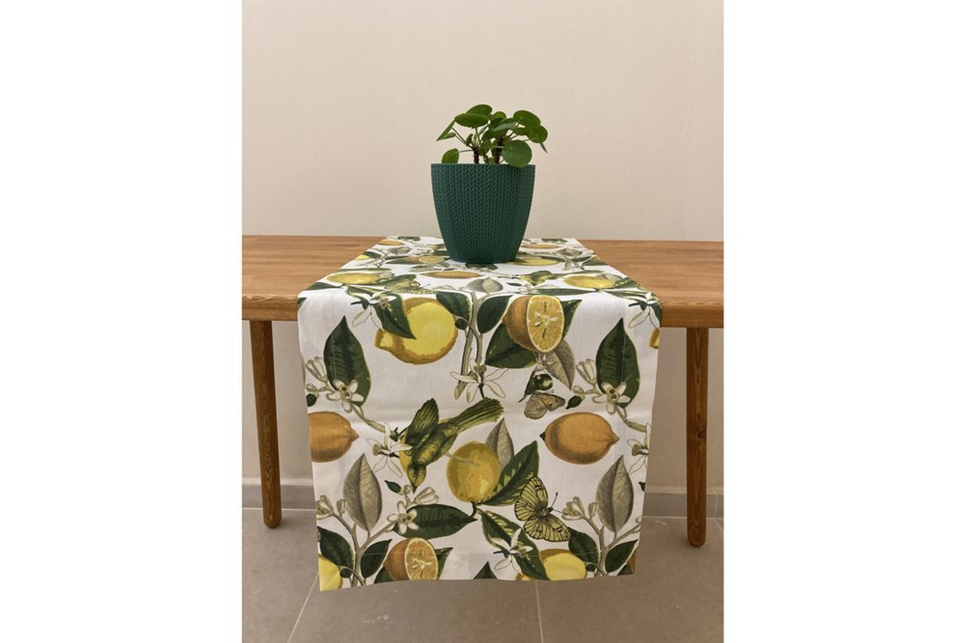 LEMON TREE DUCK KETEN RUNNER FİYATI - Vivense