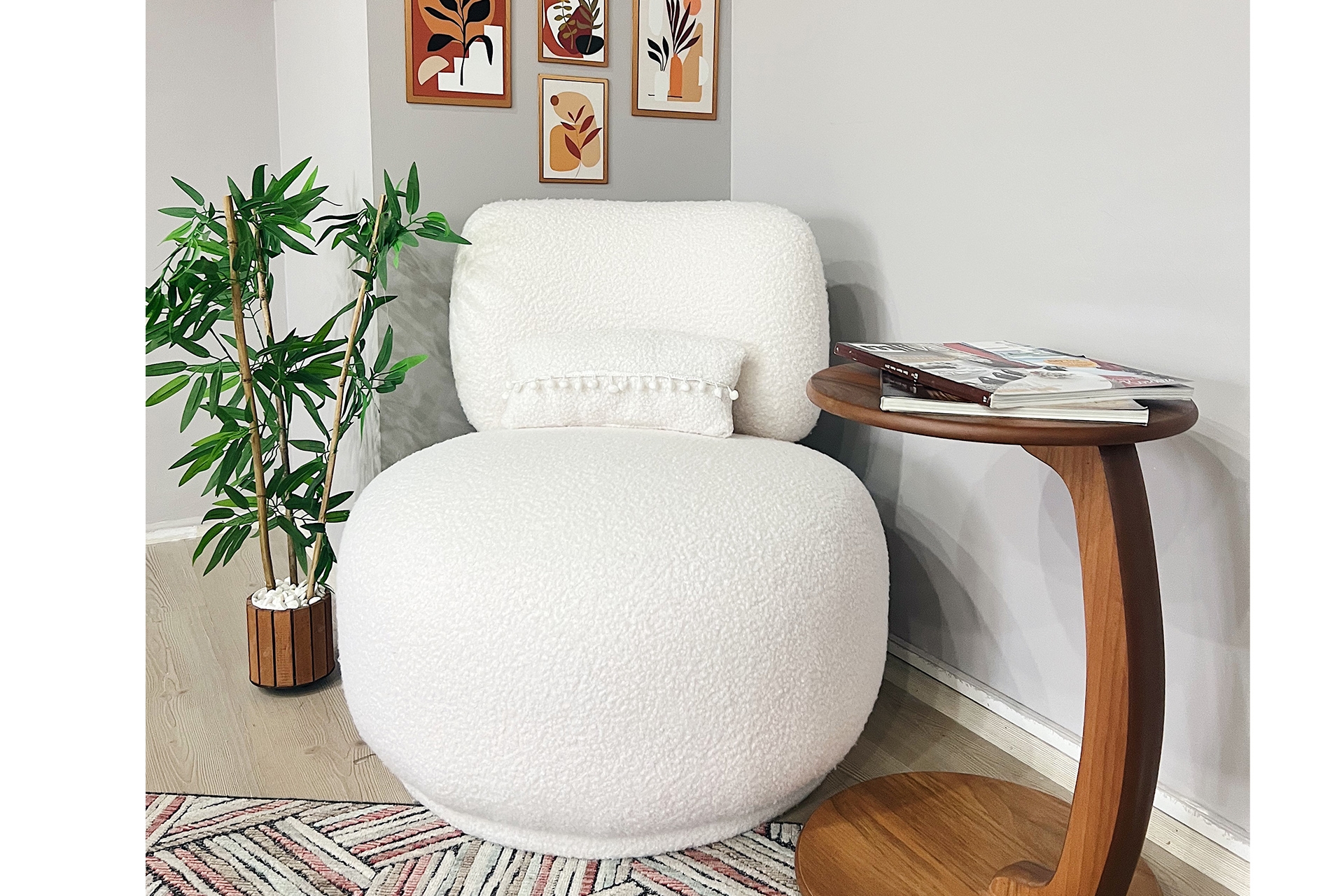 MOON TEDDY BERJER, BEYAZ FİYATI - Vivense