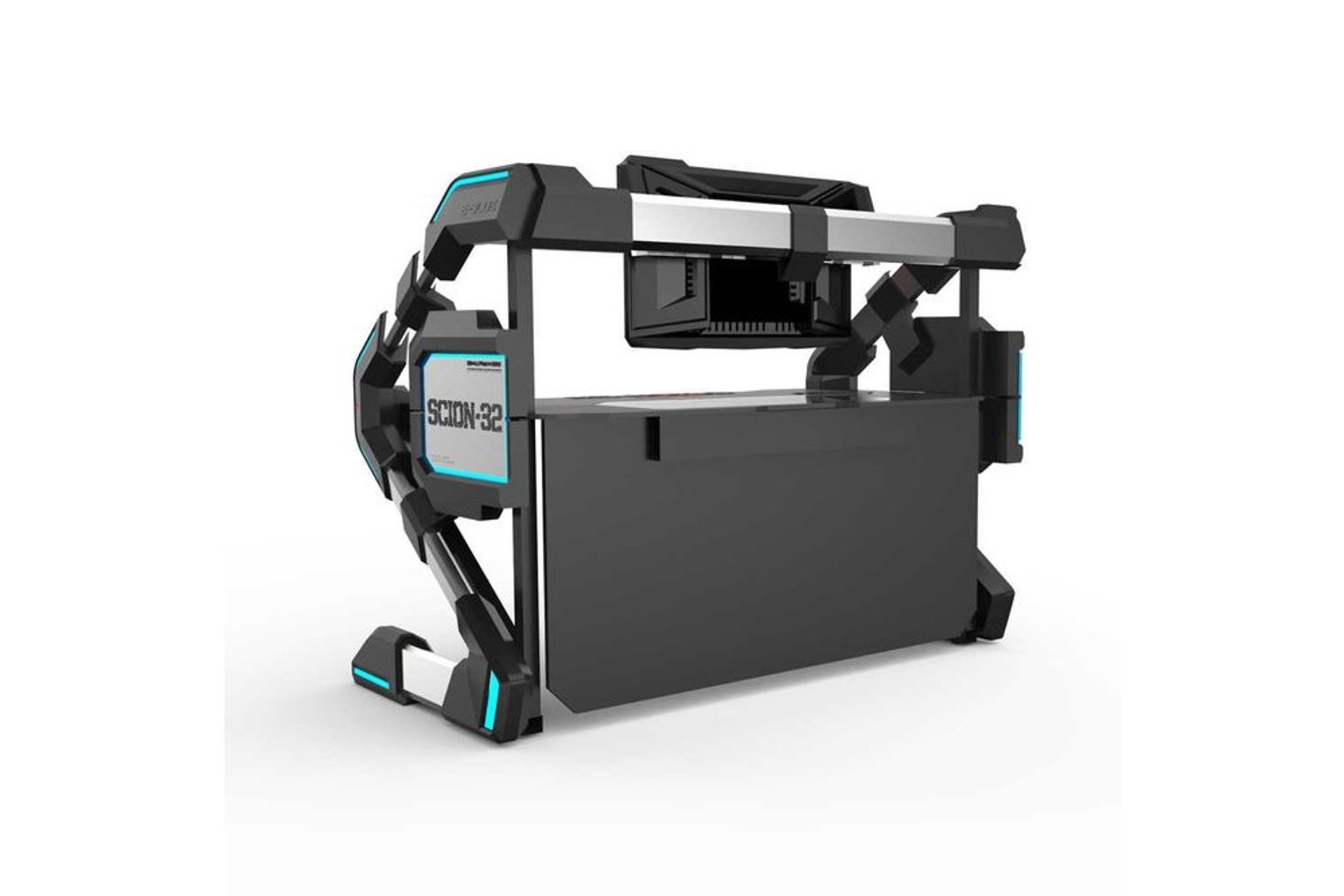 E BLUE SCION ATX PRO OYUNCU MASASI SİYAH MAVİ FİYATI - Vivense