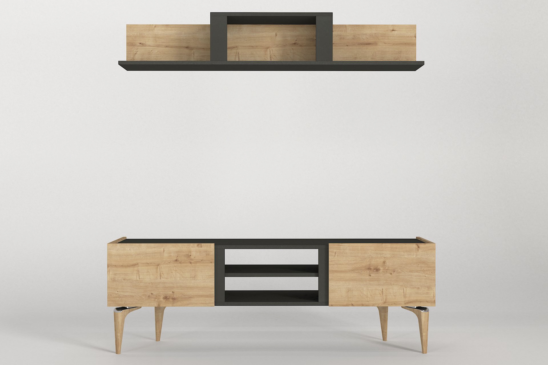 KİPERA TV ÜNİTESİ, SAFİR ANTRASİT FİYATI - Vivense