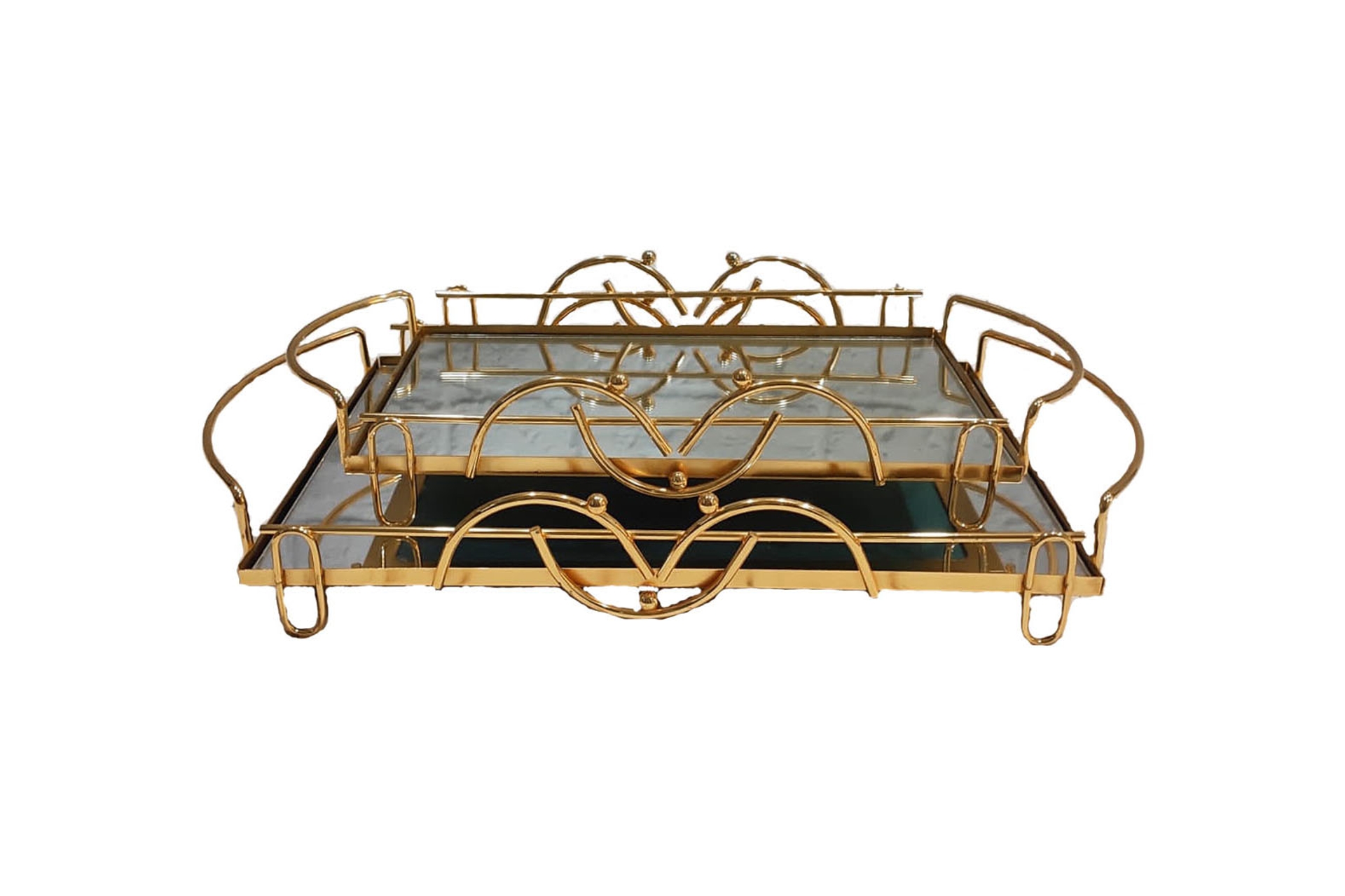 SUNUM TEPSİSİ, GOLD RENK, 2 ADET FANETTA MODEL FİYATI - Vivense