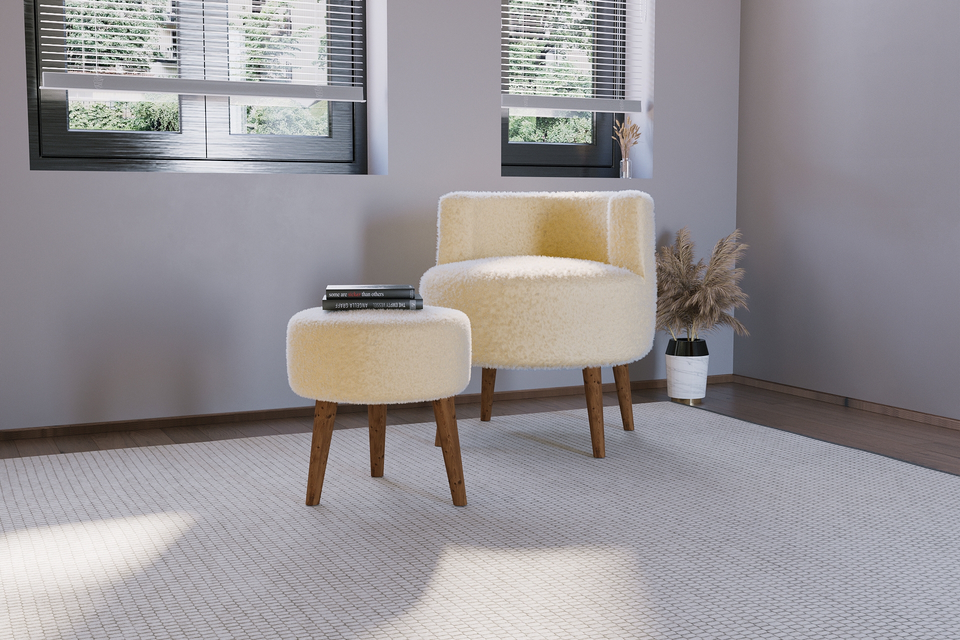 ROMA BERJER VE PUF TAKIMI, KREM FİYATI - Vivense