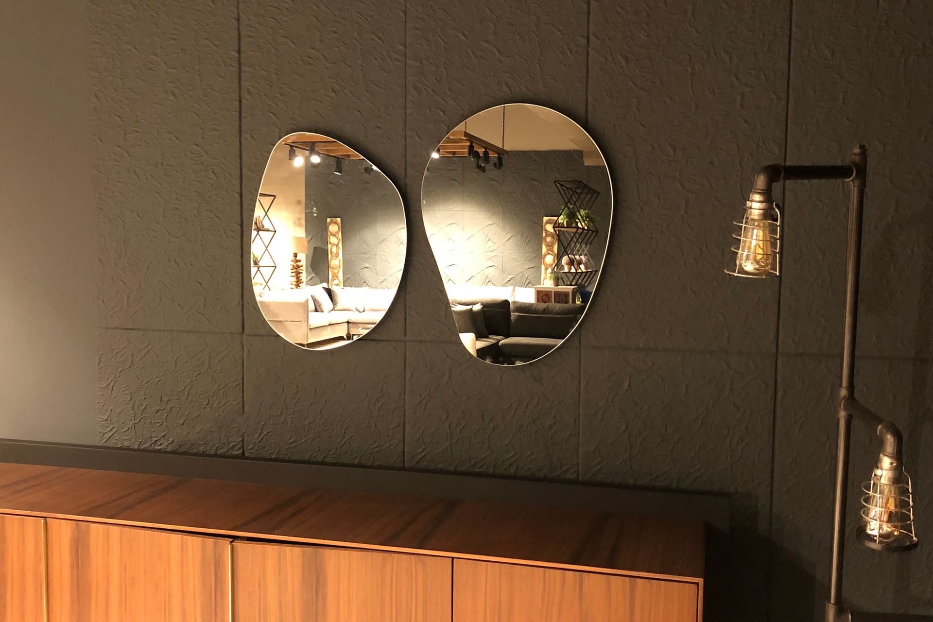 DİANA SİMETRİK LEDLİ DUVAR AYNA SETİ FİYATI - Vivense