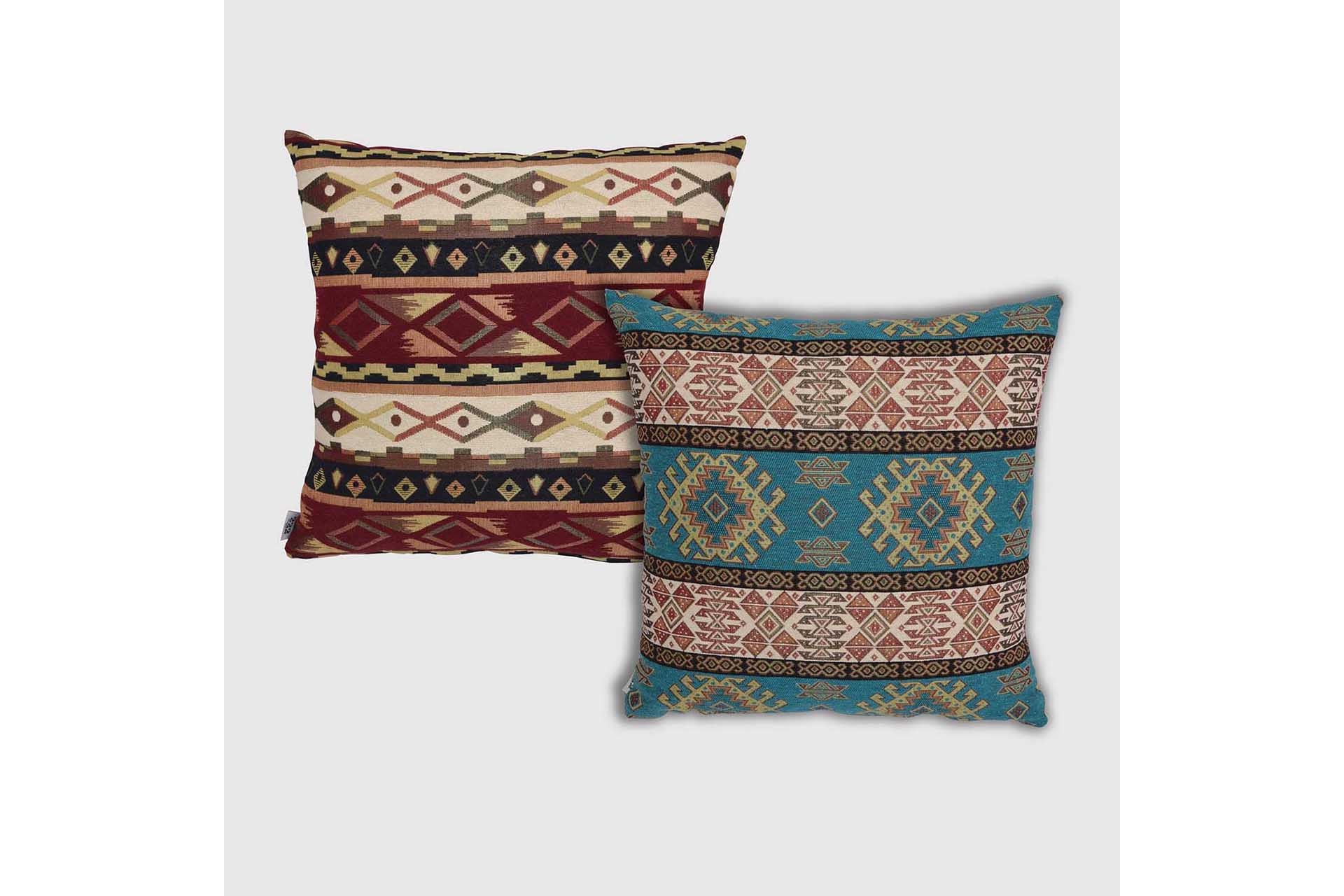 WOODESK KİLİM DESENLİ, JAKAR DOKUMA 2Lİ KIRLENT KILIFI KRL1012-2KLM ...