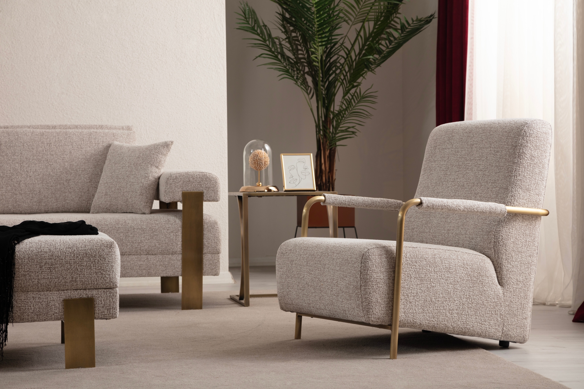 DEEP LİVİNG FİLDİŞİ BERJER, KUMAŞ DEĞİŞİMLİ FİYATI - Vivense