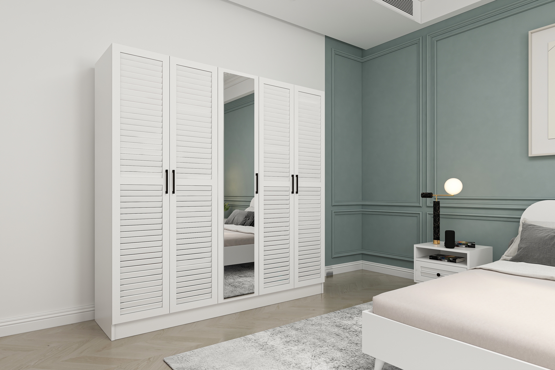 NİL GARDIROP, 5 KAPAKLI 210CM FİYATI - Vivense