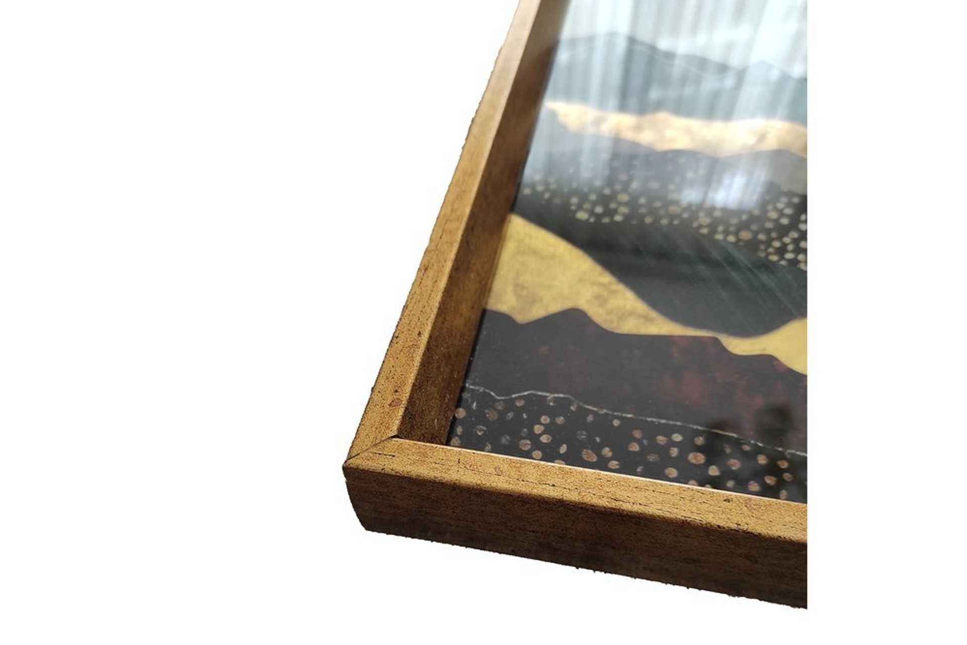 ARTE CASERO CAM BASKI MANZARA TEPSİ 40X40 CM FİYATI - Vivense