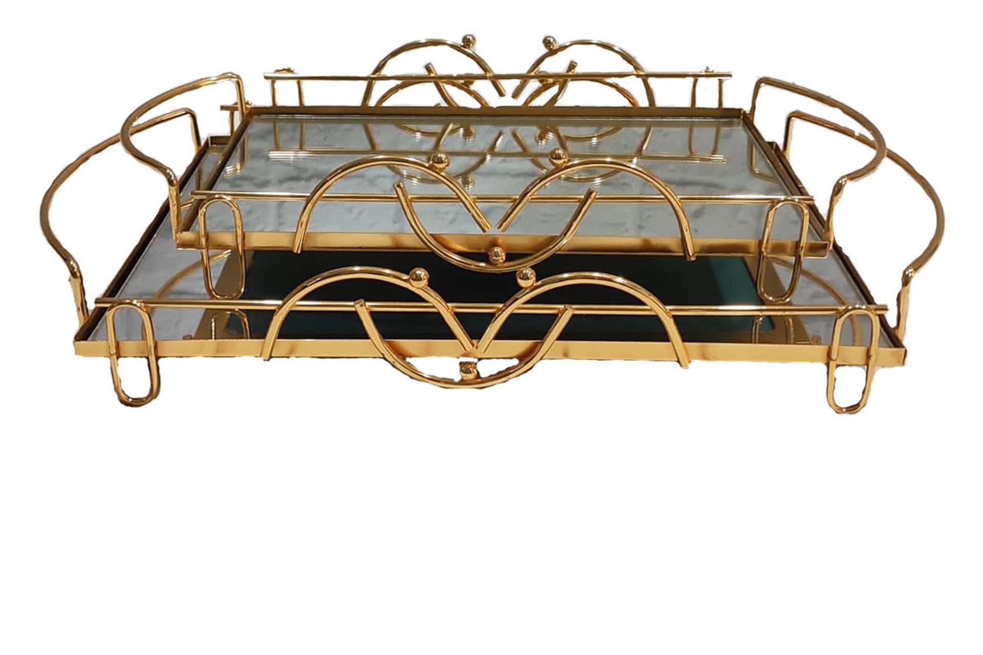 SUNUM TEPSİSİ, GOLD RENK, 2 ADET FANETTA MODEL FİYATI - Vivense