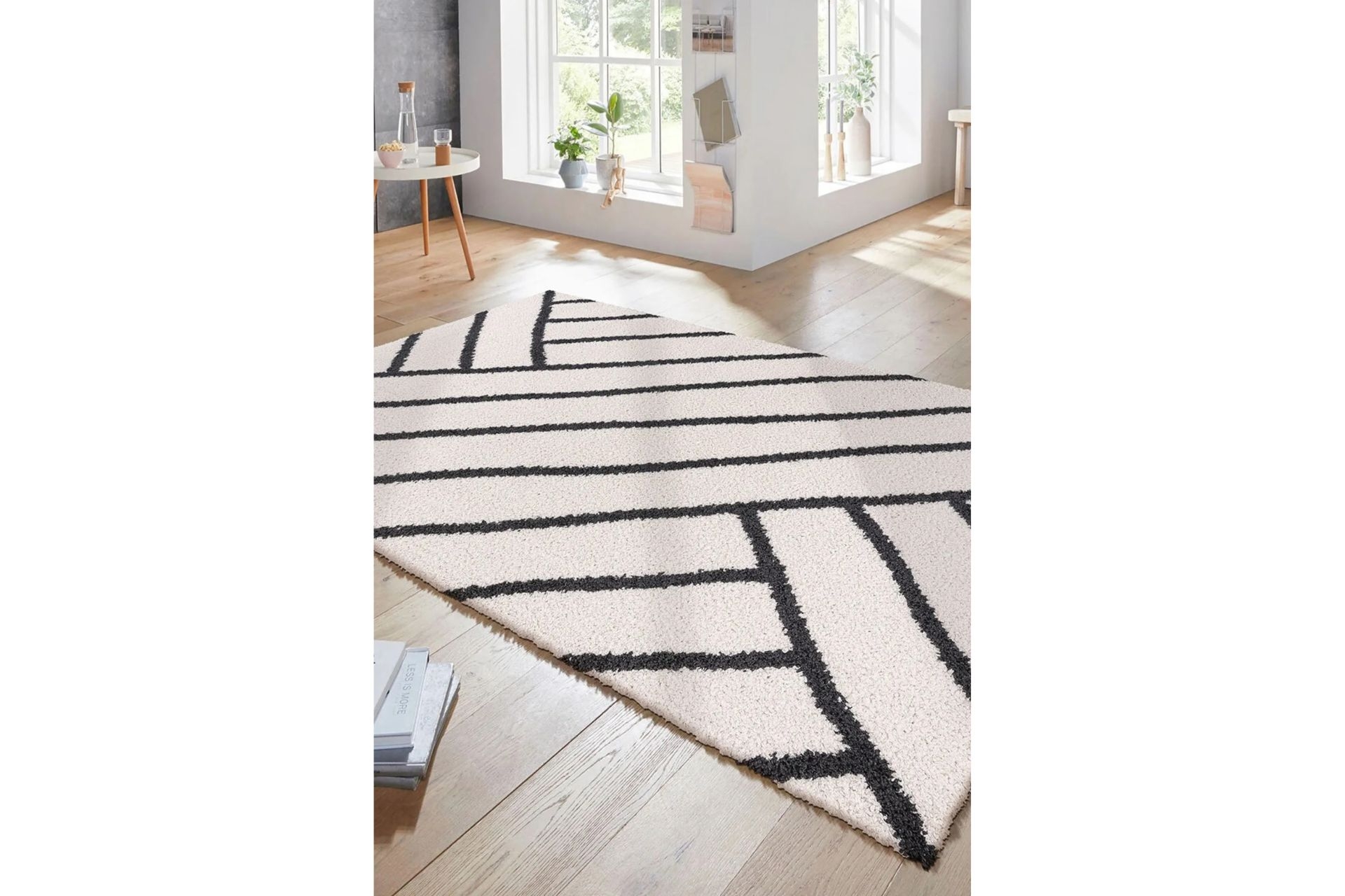 HALIMAX COCO MODERN SHAGGY HALI 223RA, KREM ANTRASİT, 80X300 FİYATI ...