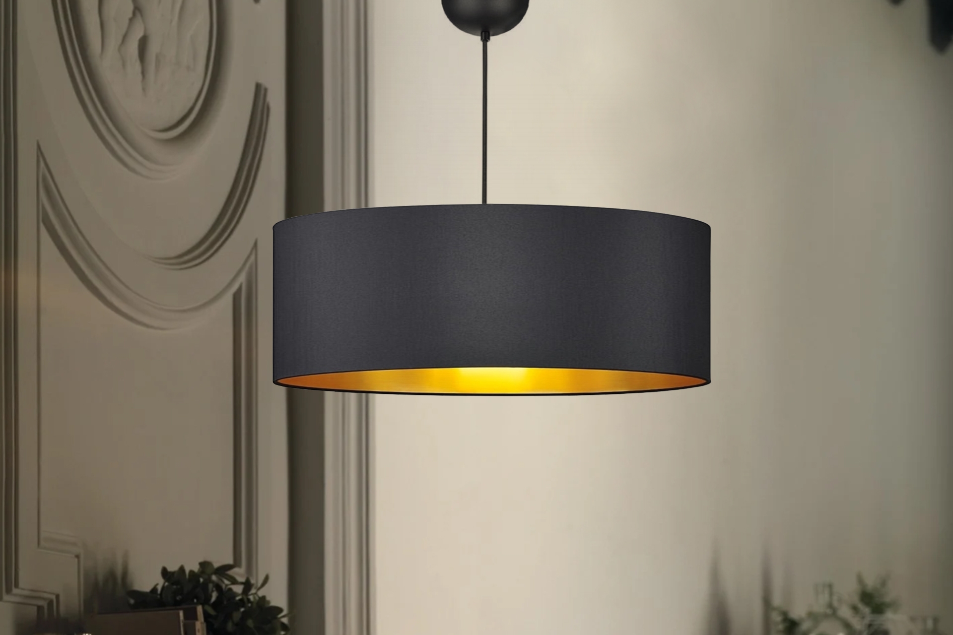 HOMİNG EXCLUSİVE SARKIT AVİZE, SİYAH GOLD FİYATI - Vivense